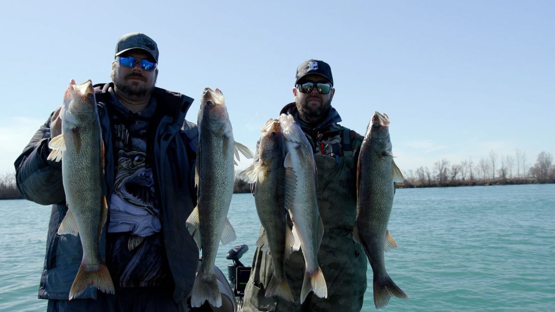 Detroit River Walleye Fishing Charters | Big EZ