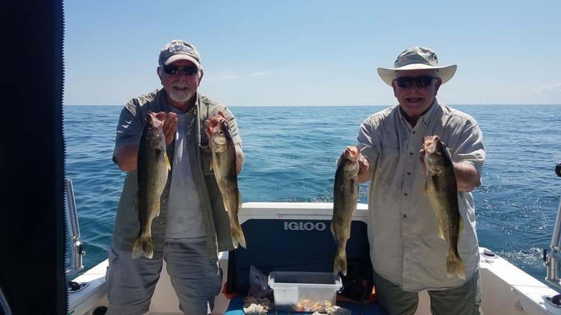Private Lake Erie Walleye Fishing Charter Fishin Jack
