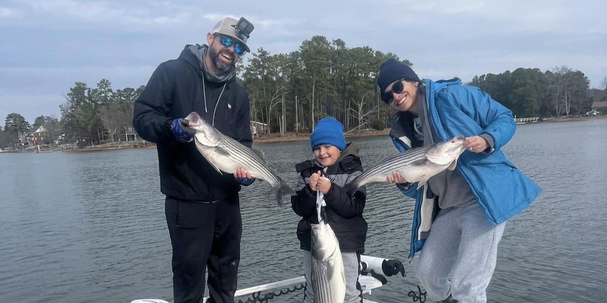 6-Hour Guided Striped Bass Fishing Trip on Lake Murray